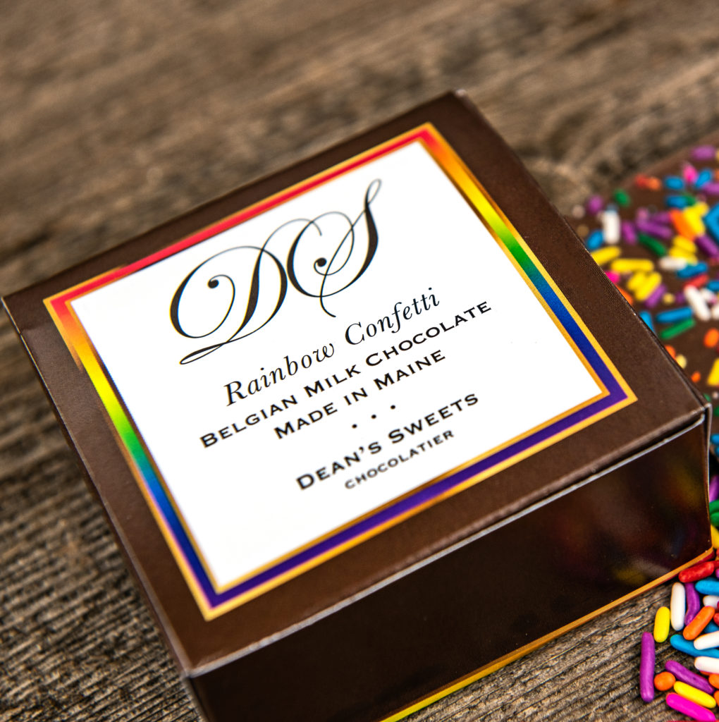 Rainbow Confetti | Chocolate Square & Chocolate Bar | Dean's Sweets
